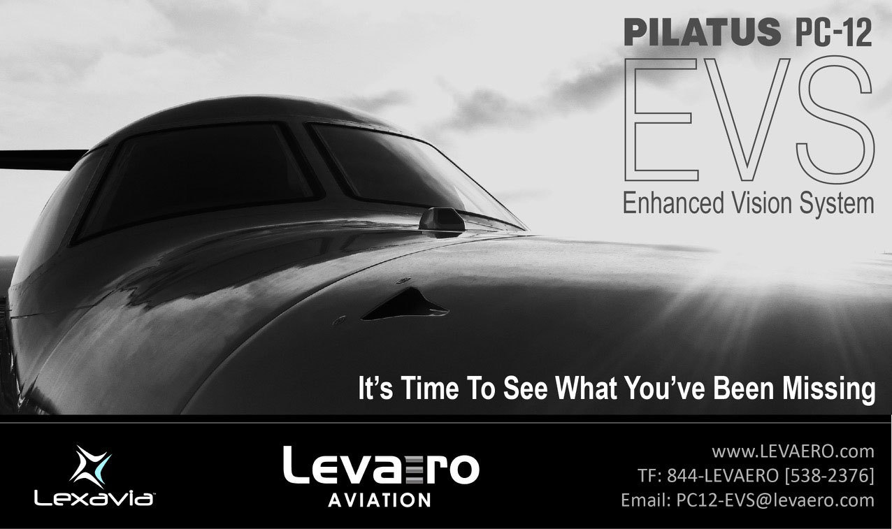 Levaero Aviation Receives FAA STC for Pilatus PC-12 High Definition ...